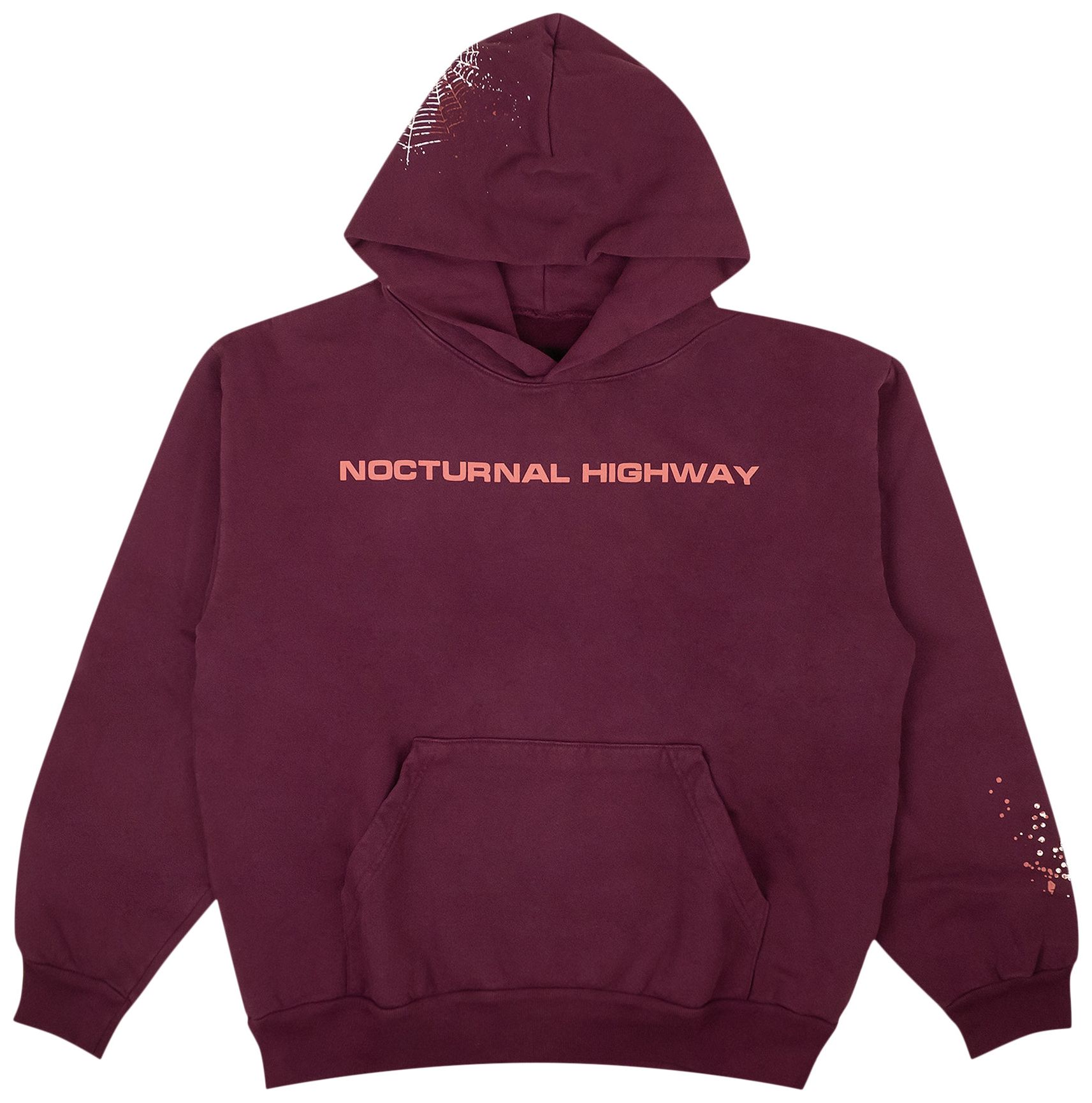 Buy Sp5der Nocturnal Highway Hoodie 'Purple' - 2406 1FW220106H PURP | GOAT