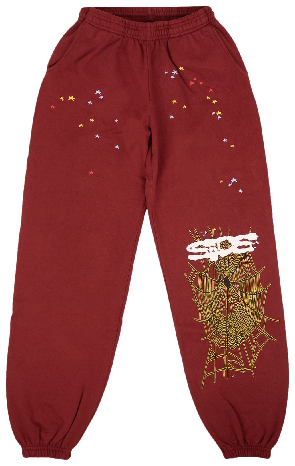 Buy Sp5der Sweatpants 'Maroon' - 2406 1FW220204S MARO | GOAT