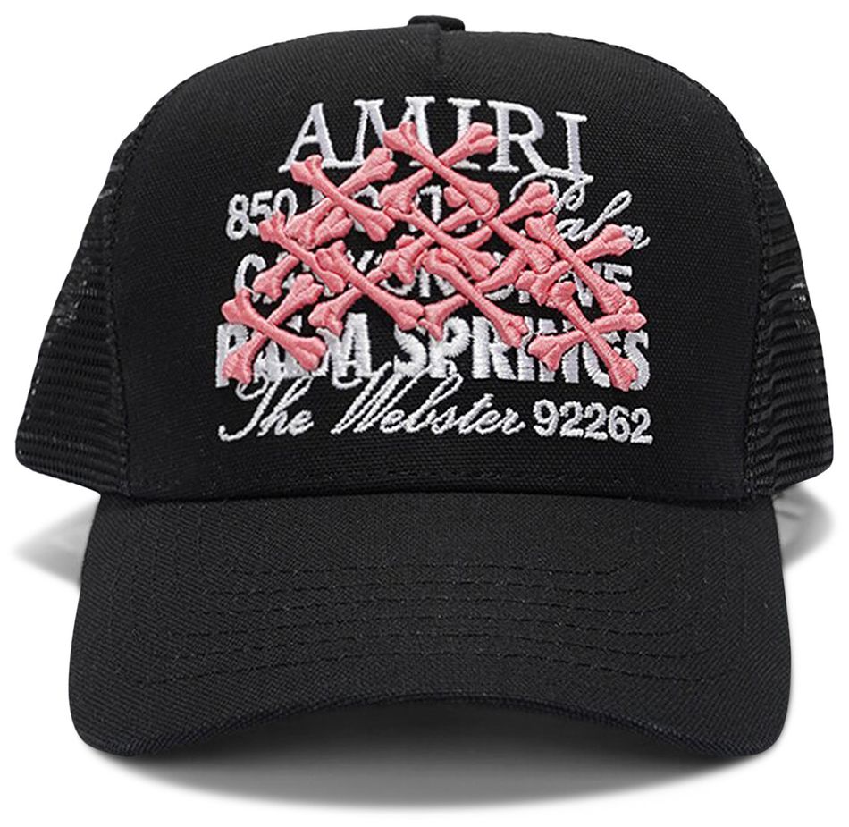 Buy Amiri Stacked Bones Hat (Webster Exclusive) 'Black' - EXMHG004 BLAC | GOAT