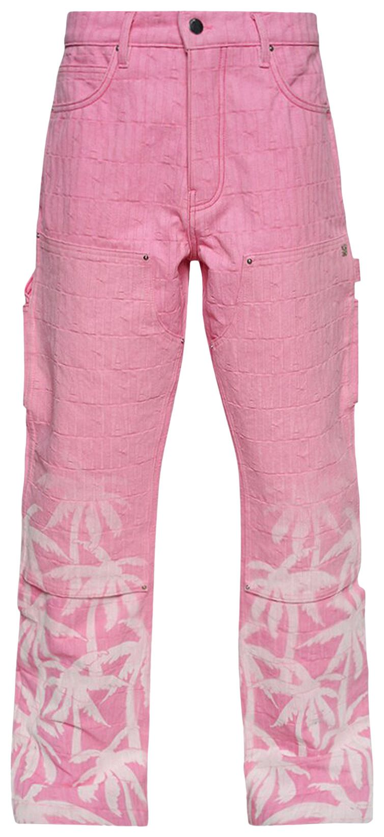 Buy Amiri Palm Tree Carpenter Pants 'Pink' - EXMDF004 PINK | GOAT