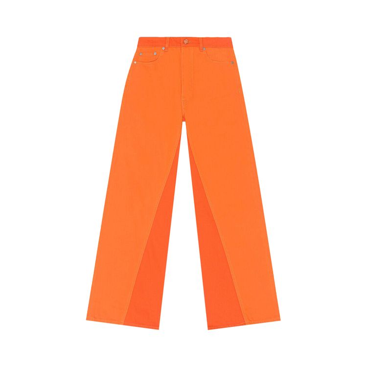 Buy GANNI Overdyed Jozey Jeans 'Orangeade' - J1158 ORAN | GOAT