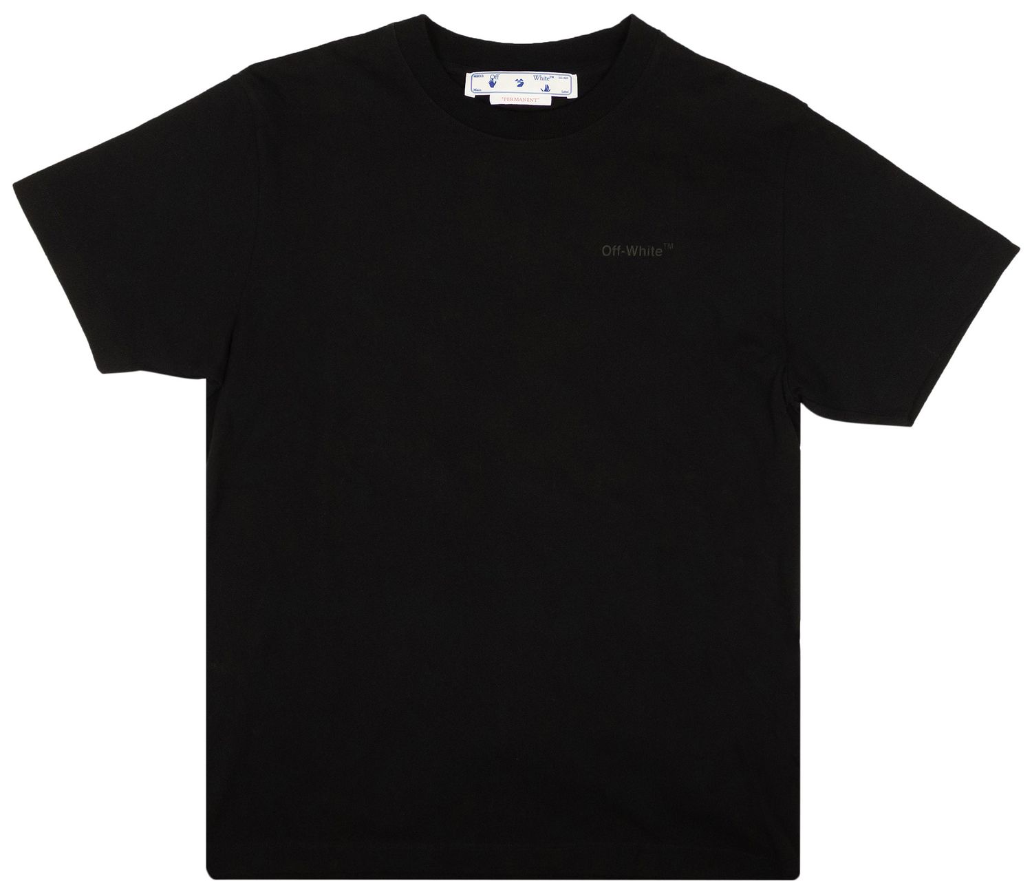 Buy Off-White Diag Tab Slim Short-Sleeve Tee 'Black ...