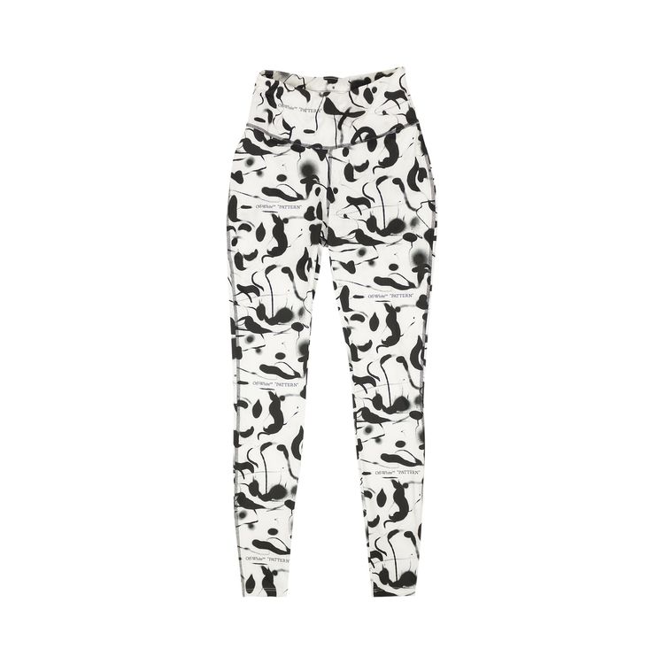 Buy Off-White Abstract Print Leggings 'White' - OWVG009I20JER0020110 | GOAT