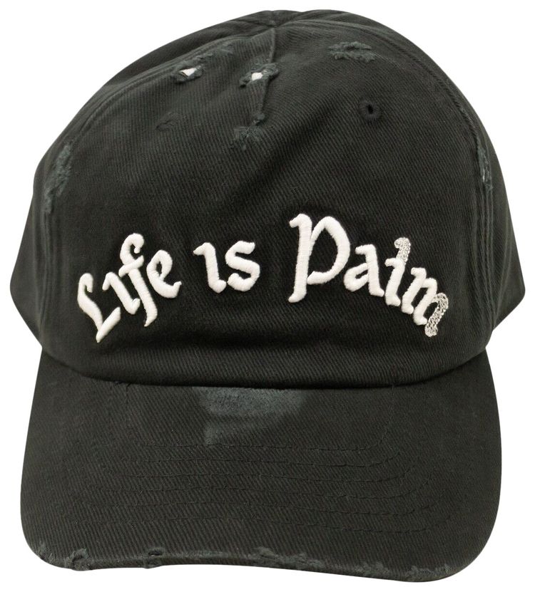 Buy Palm Angels Life Is Palm Baseball Cap 'Black ...