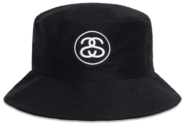 Buy Stussy SS Link Deep Bucket Hat 'Black' - 321105 BLAC | GOAT