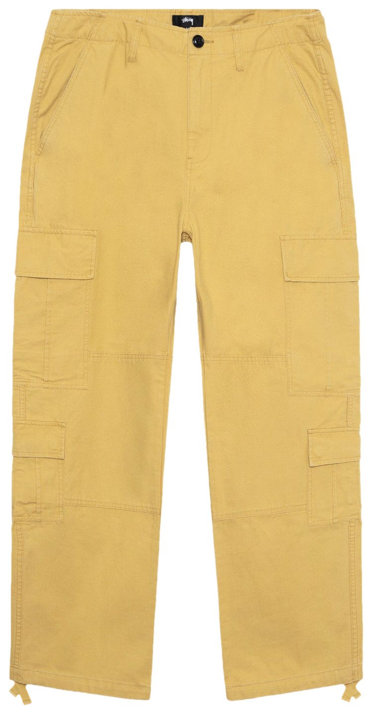 Buy Stussy Ripstop Surplus Cargo 'Sulphur' - 116586 SULP | GOAT