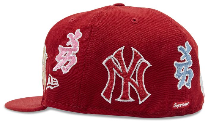 Buy Supreme x New York Yankees Kanji New Era 'Red' - FW22H76 RED | GOAT