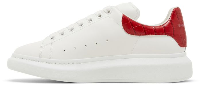 Buy Alexander McQueen Oversized Sneaker 'White Red' - 625162 WIAFX 9676 ...