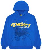 Buy Sp5der Hoodie 'TC Blue' - SP5 MBLU HD | GOAT
