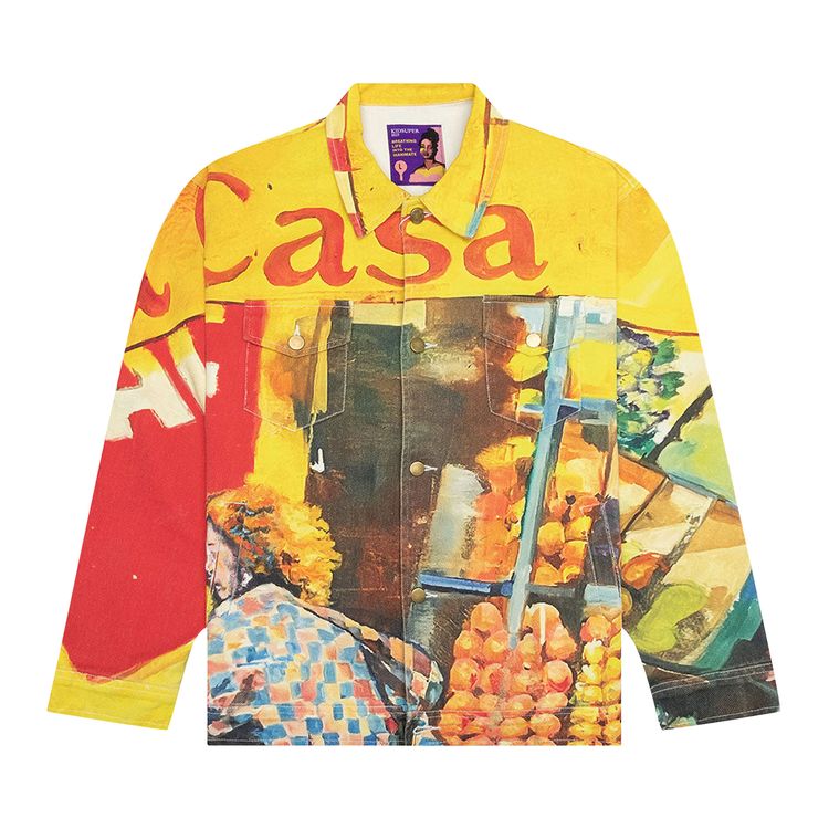 Buy KidSuper La Casa Denim Jacket 'Multicolor' - SS23 JKT 44 MULT | GOAT UK