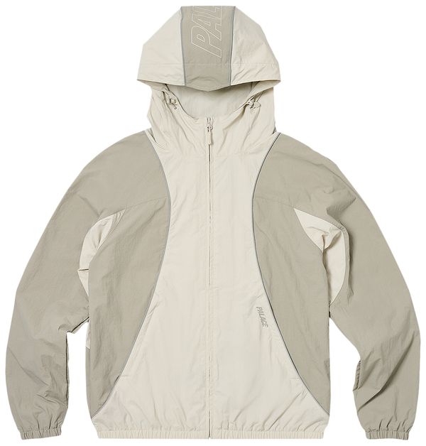 Buy Palace Font Zip Shell Jacket 'Stone/Grey' - P24JK045 | GOAT