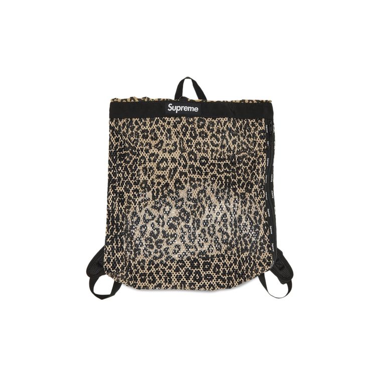 Buy Supreme Mesh Backpack 'Leopard' - SS23B29 LEOPARD | GOAT