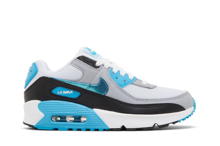 Buy Air Max 90 GS 'Blue Lightning Metallic' - FD0678 100 | GOAT