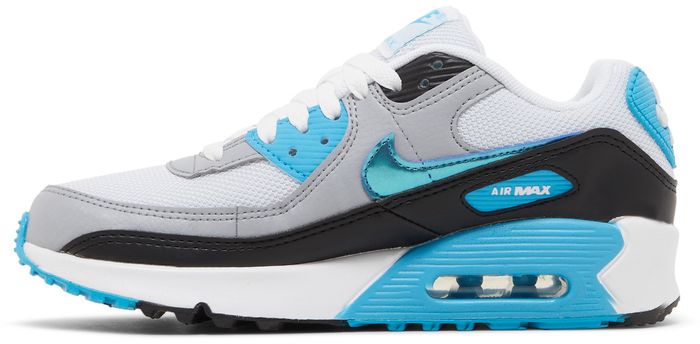 Buy Air Max 90 GS 'Blue Lightning Metallic' - FD0678 100 | GOAT