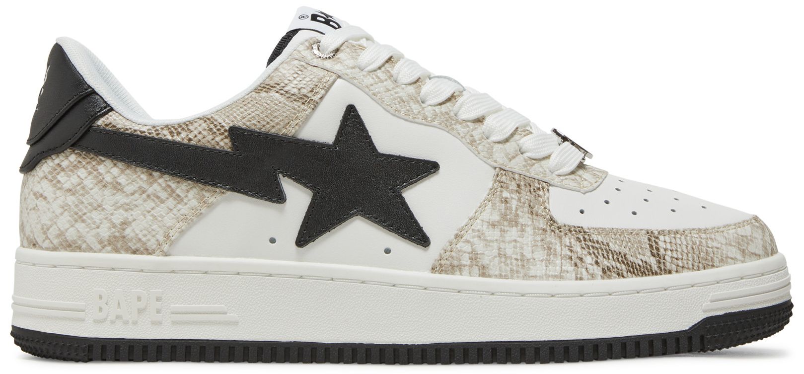 Buy Bapesta 'Beige Snakeskin' - 1I80191009 BEI | GOAT