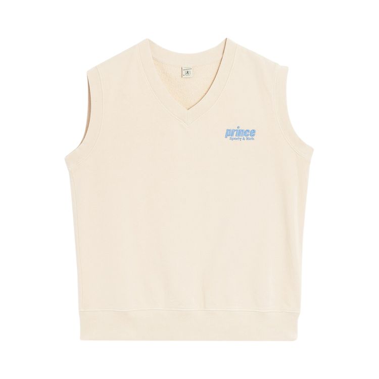 Buy Sporty & Rich x Prince Sporty V Neck Vest 'Cream' - VN1061CR CREA ...