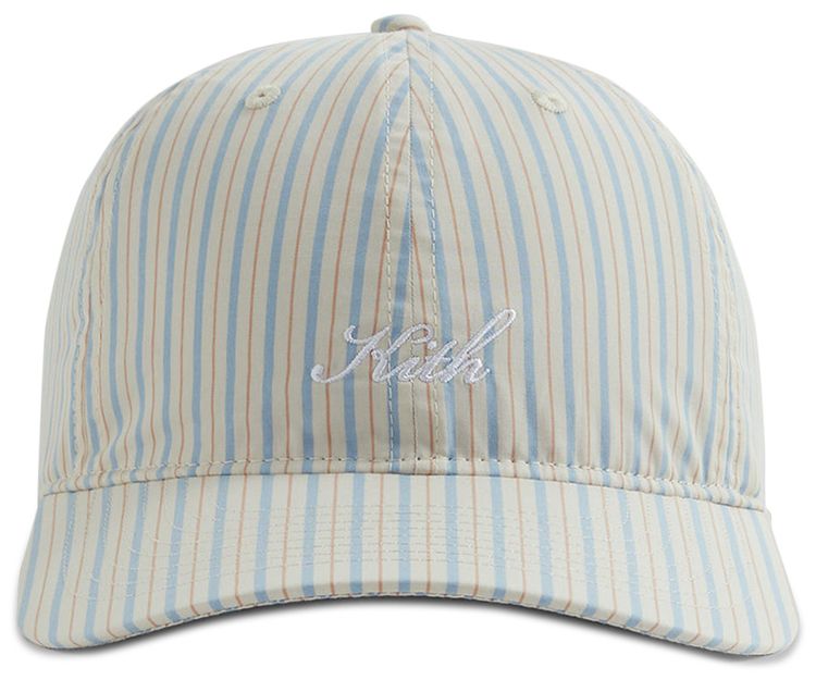 Buy Kith Striped Poplin Cap 'Pebble' - KHM050347 309 | GOAT