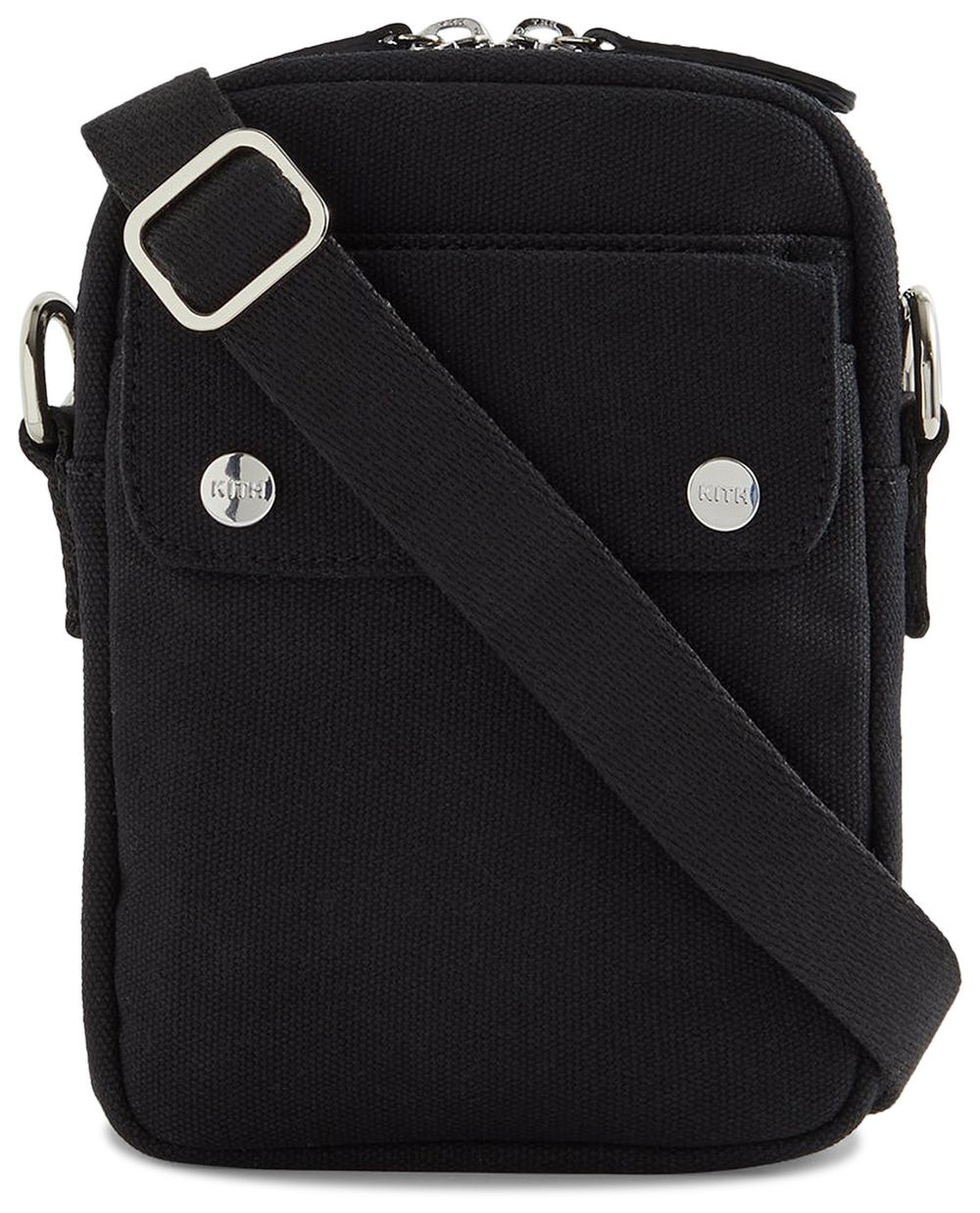 Buy Kith Canvas Utility Crossbody 'Black' - KHM040064 001 | GOAT