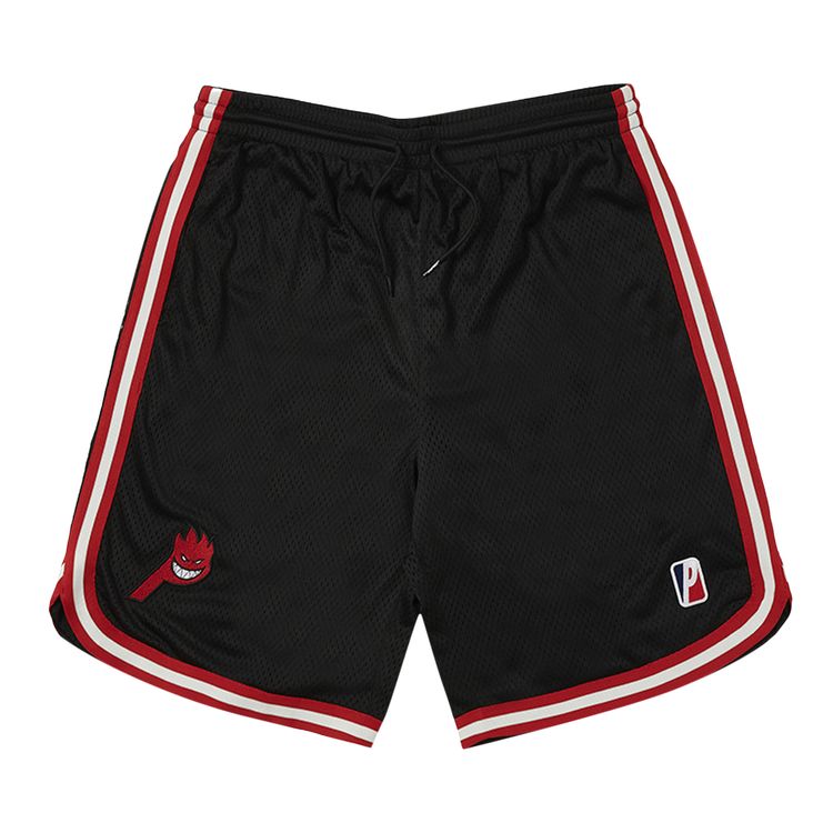 Buy Palace x Spitfire Basketball Short 'Black' - P24SST001 | GOAT