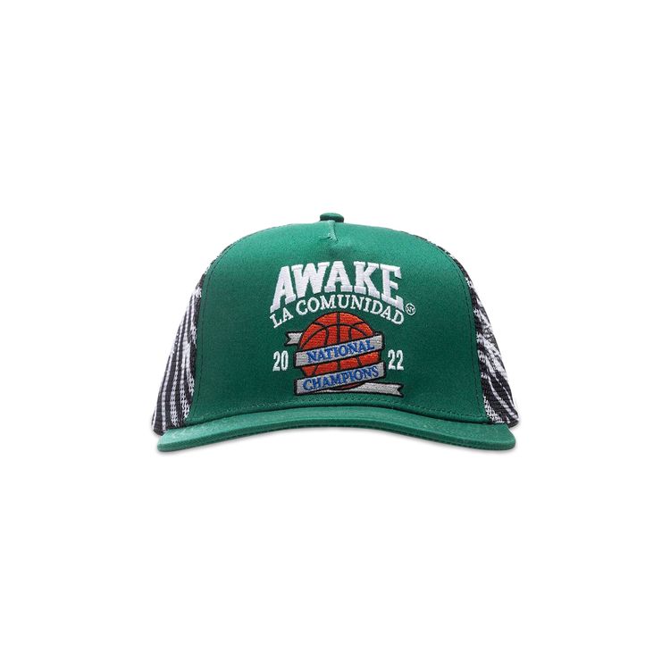 Buy Awake NY National Champions Trucker Hat 'Green' - AWK SP22 HA005 ...