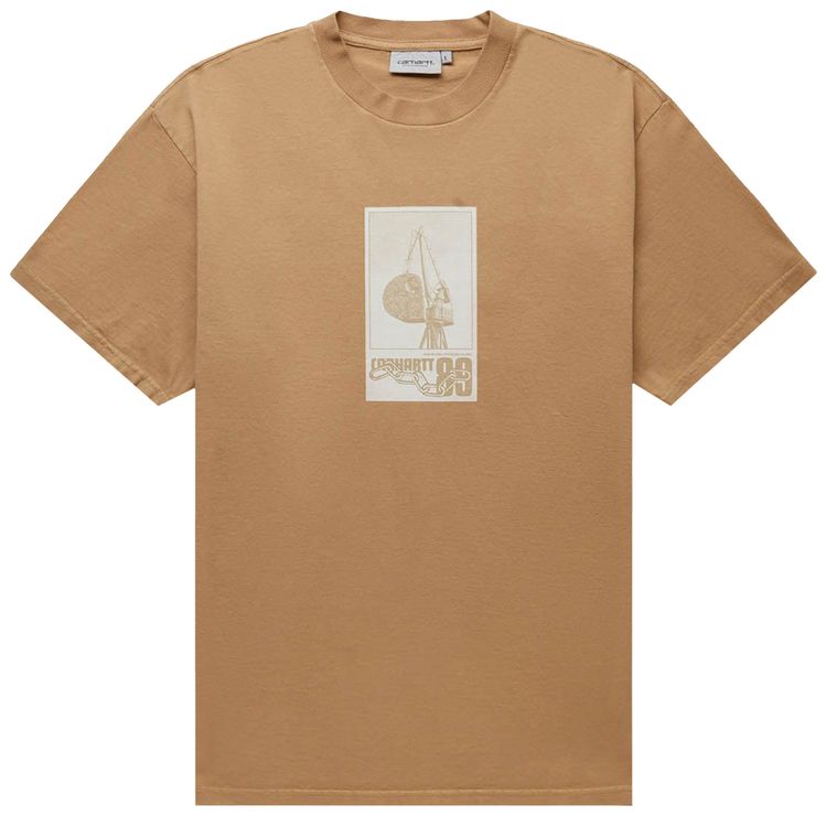 Buy Carhartt Wip Short Sleeve Worksite T Shirt Dusty Hamilton Brown