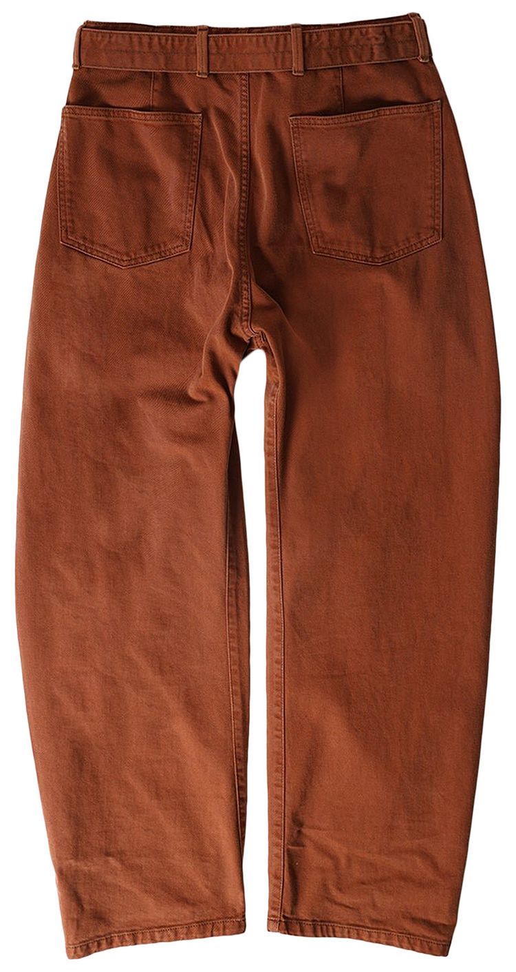 Buy Lemaire Twisted Belted Pants 'Brick Brown' - PA326 LD1001 BR456 | GOAT