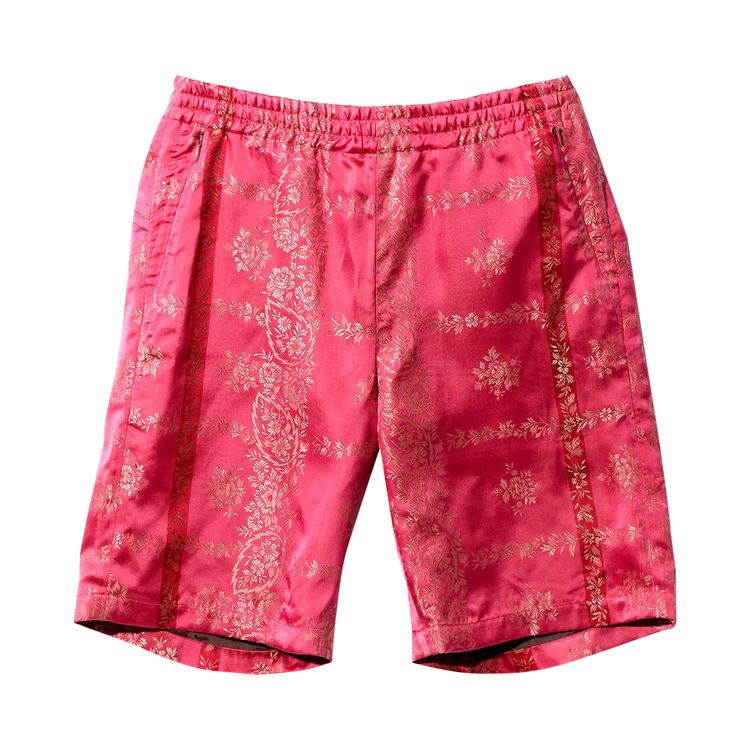 Buy Needles Cupra Sateen Flower Basketball Shorts 'Pink' - MR145 PINK ...
