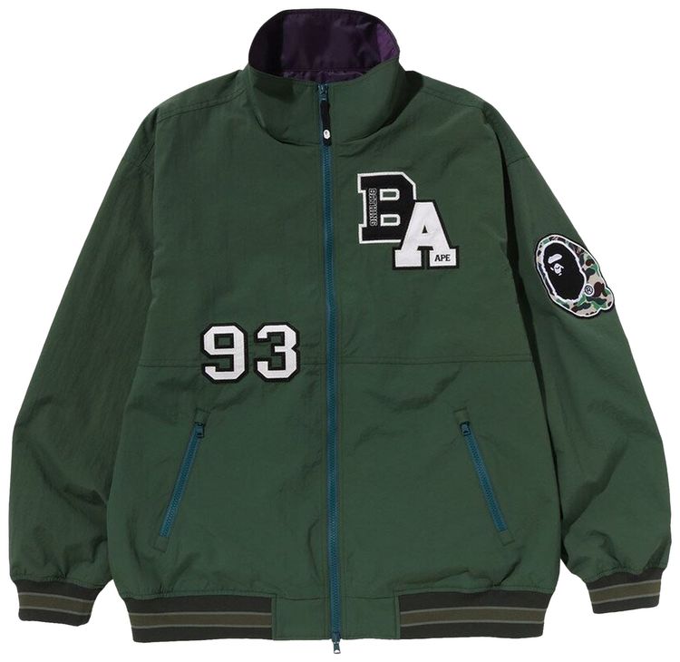 Buy BAPE Patchwork Loose Fit Light Jacket 'Green' - 1J30 140 005 GREEN ...