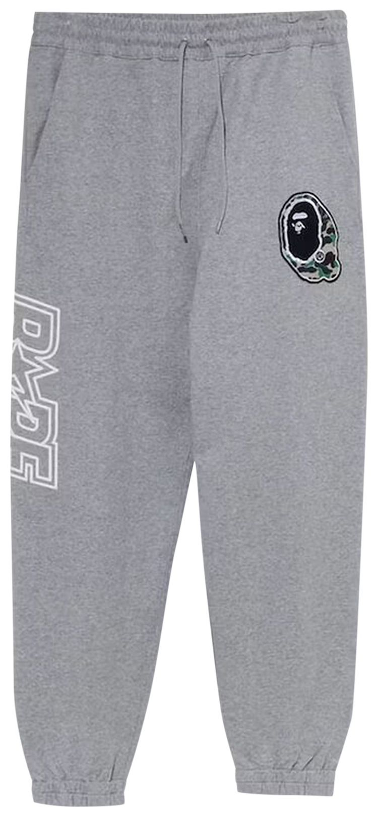 Buy BAPE Patchwork Sweatpants 'Grey' - 1J30 152 007 GREY | GOAT