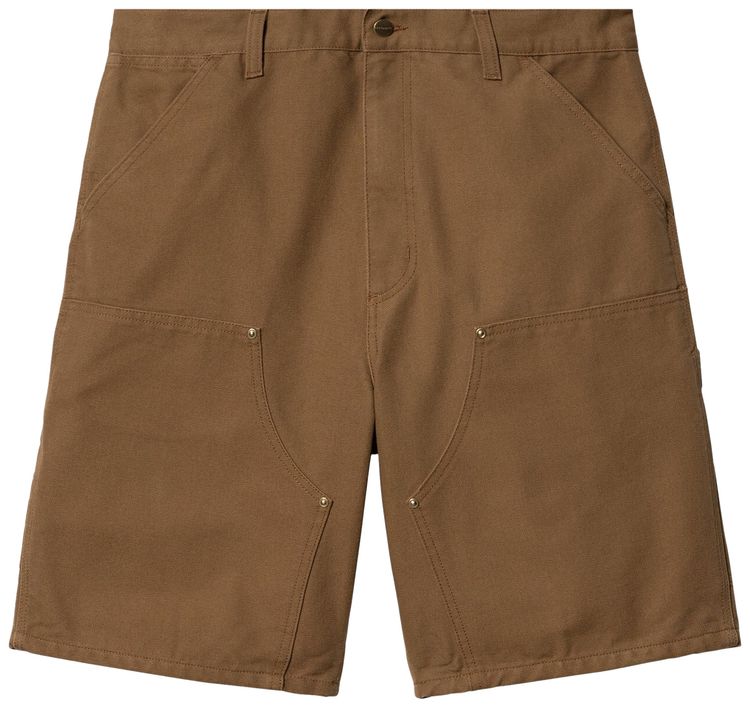Buy Carhartt WIP Double Knee Shorts 'Hamilton Brown' - I031502 HAMI | GOAT