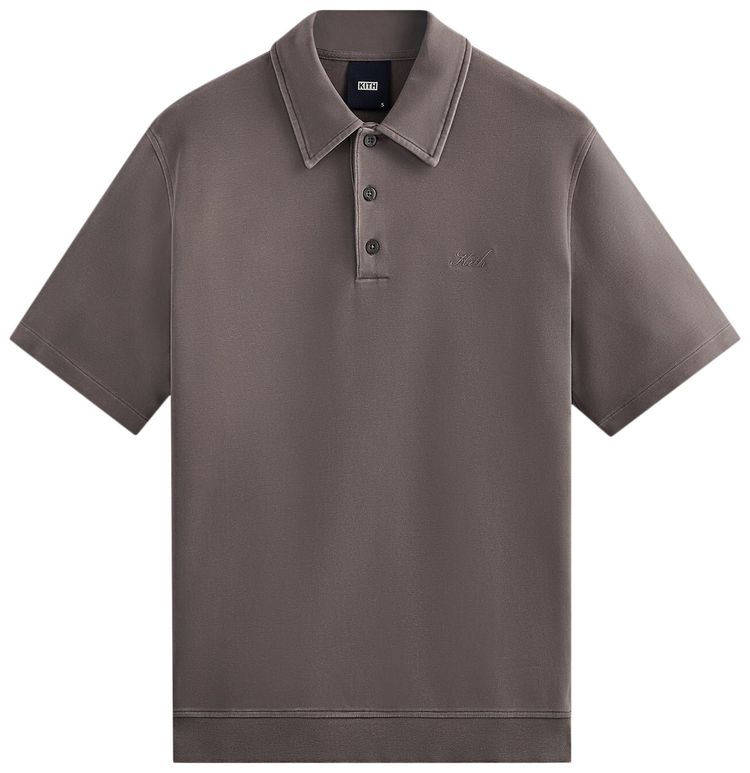 Buy Kith Interlock Graham Polo 'Thunder' - KHM031078 506 | GOAT