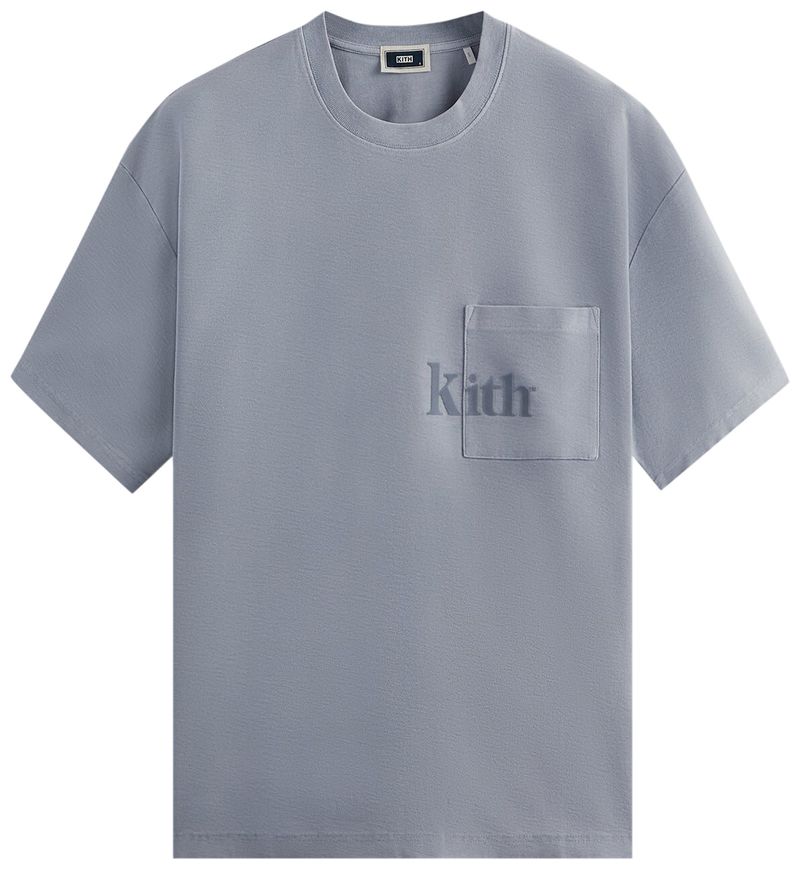 Buy Kith Quinn Tee 'Light Indigo' - KHM031086 415 | GOAT