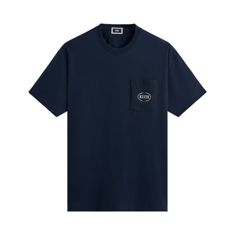 Buy Kith NY Rose Pocket Tee 'Nocturnal' - KHM031334 413 | GOAT