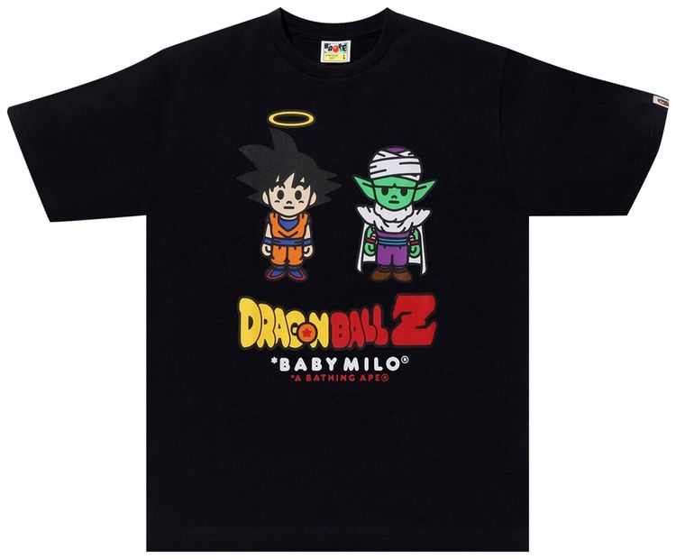 Buy BAPE x Dragon Ball Z Son Goku & Piccolo Baby Milo Tee 'Black ...