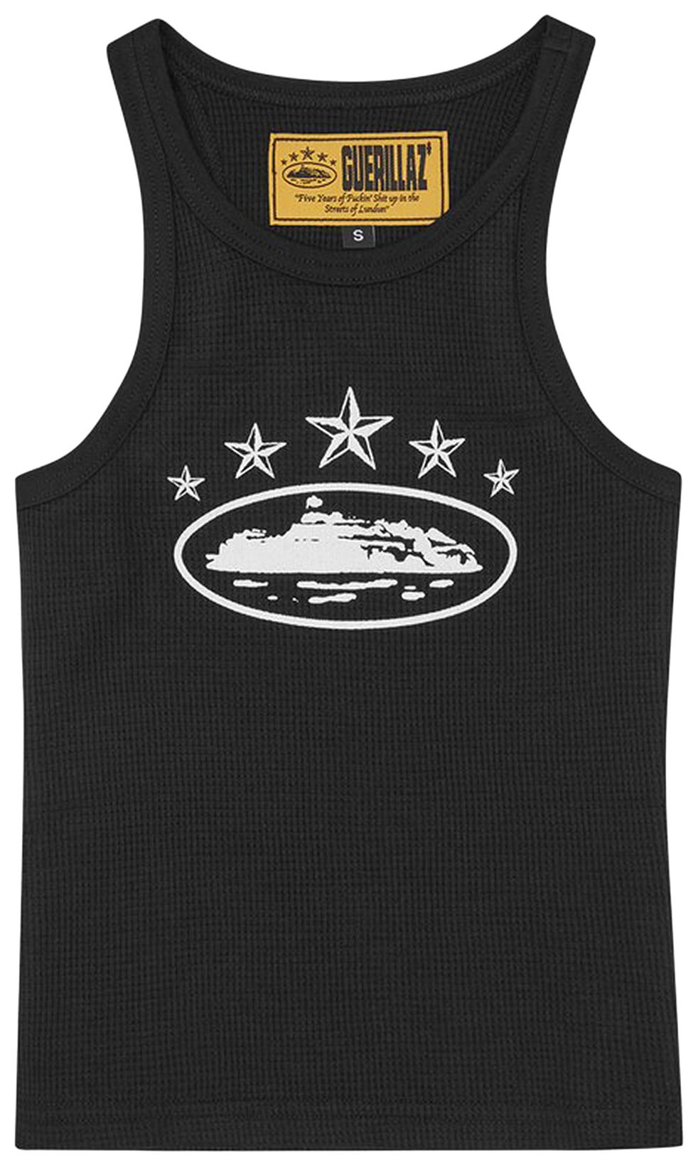 Buy Corteiz 5 Starz Alcatraz Tank Top 'Black' - 7892 2SS2301025SAT BLAC ...