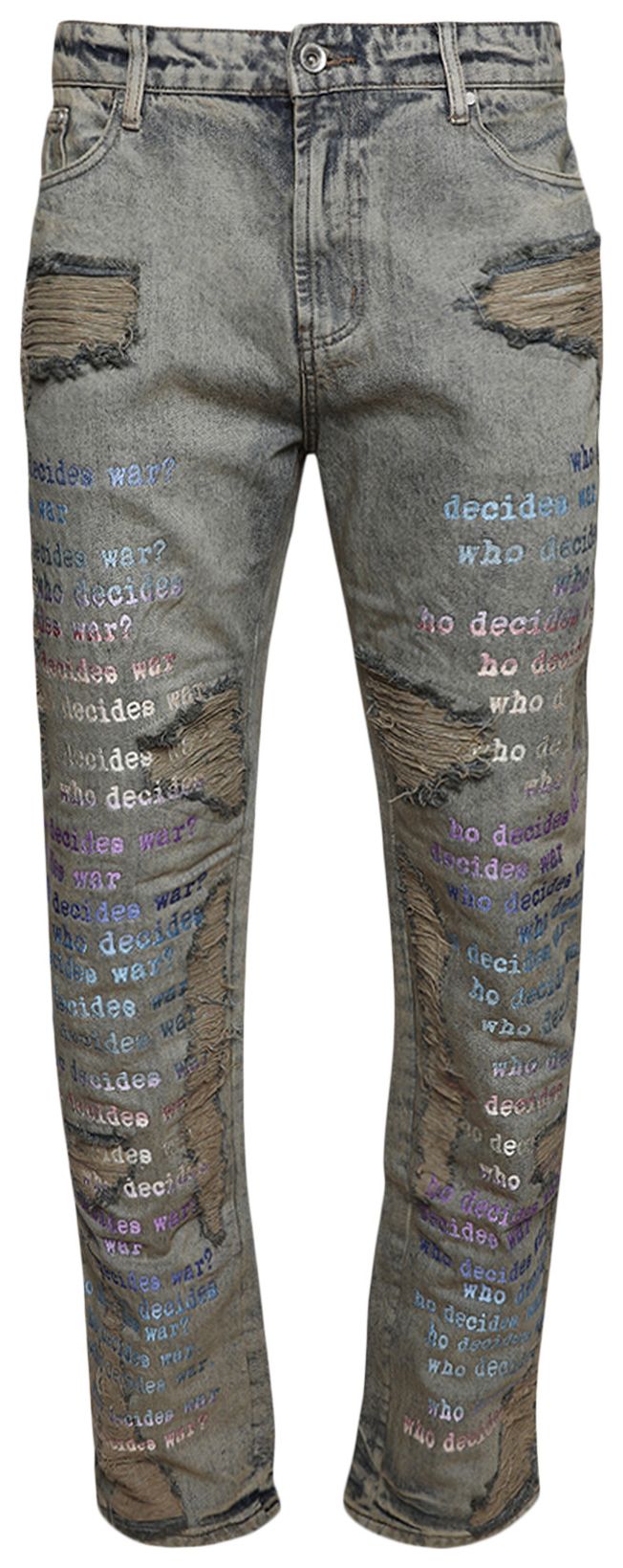 Buy Who Decides War Sand Scripture Denim 'Beach/Multicolor' - 2637 ...