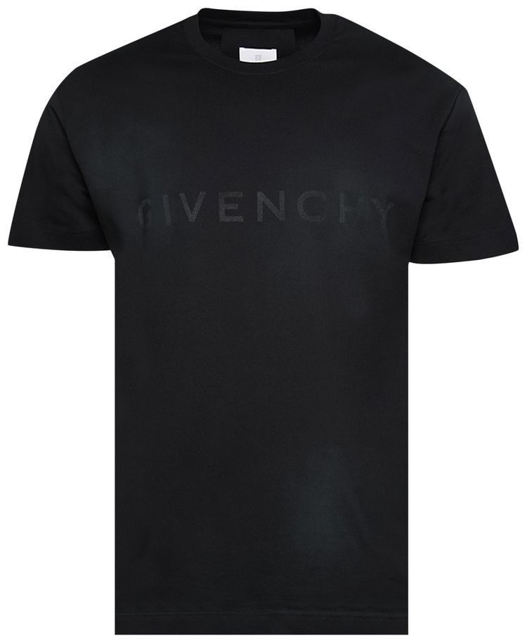 Buy Givenchy Oversized Fit T-Shirt 'Black/White' - BM716N3YC5 004 | GOAT