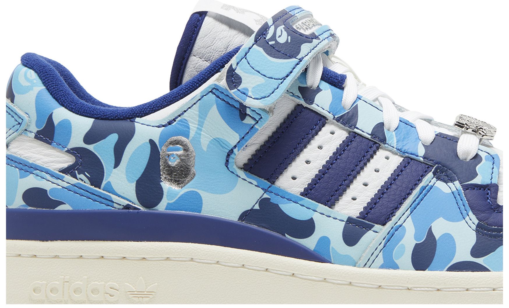 Buy BAPE x adidas Forum Low 84 '30th Anniversary - Blue' - ID4772 | GOAT