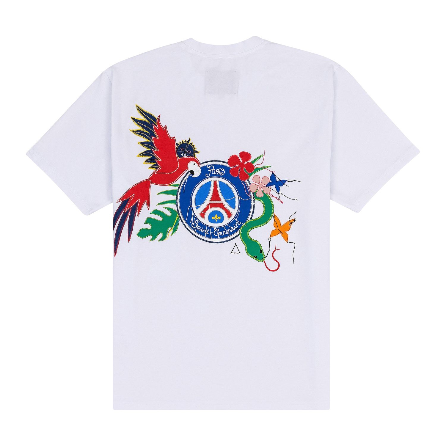 Buy Paris Saint-Germain x Esteban Cortázar Printed Patchwork PSG Logo T ...