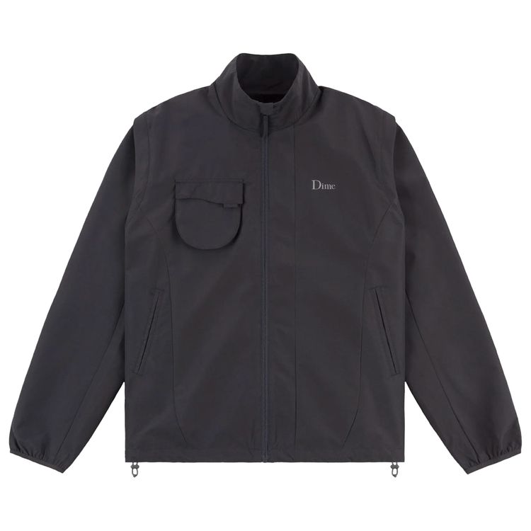 Buy Dime Hiking Zip Off Sleeves Jacket 'Charcoal' - DIMESU231CHA | GOAT