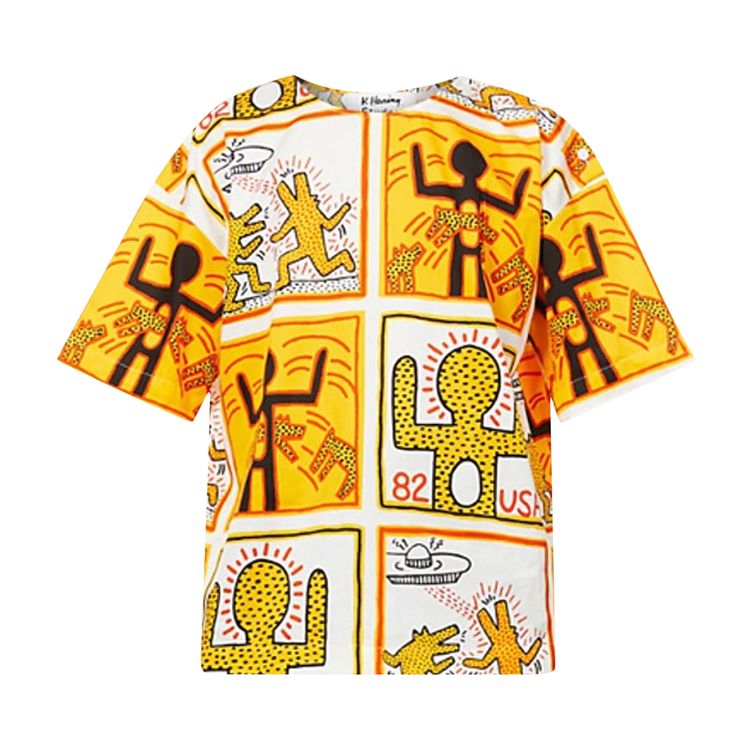 Buy Etudes x Keith Haring All Over Shirt 'Multicolor/Orange' - E18M 700 ...