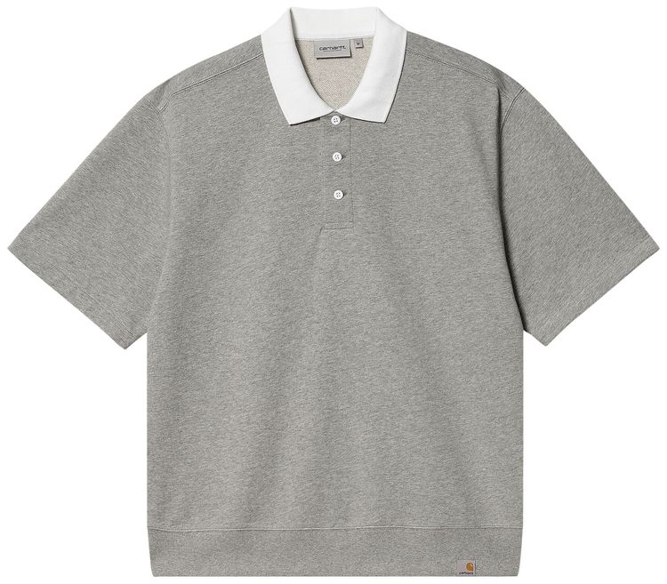 Buy Carhartt WIP Short-Sleeve Tatum Rugby Sweater 'Grey' - I031487 GREY ...