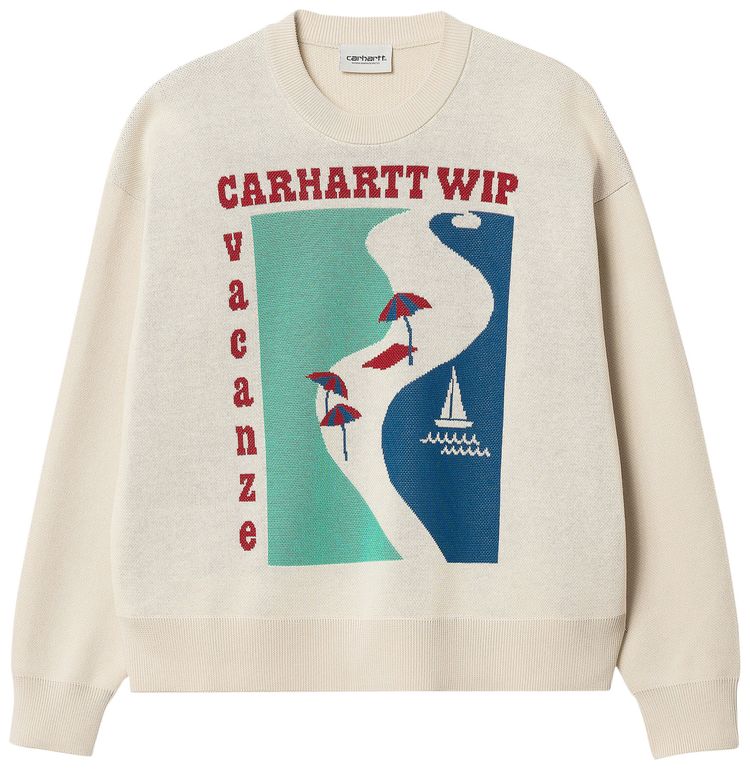 Buy Carhartt Wip Vacanze Sweater Natural I031534 Natu Goat Au