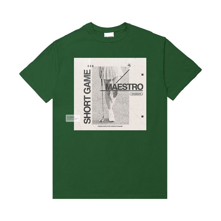 Buy Students Short Game Maestro T-Shirt 'Green' - SG2201083 GREE | GOAT