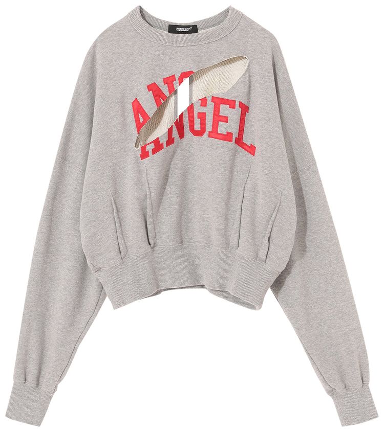 Buy Undercover Angel Sweatshirt 'Top Grey' - UC1C1809 1 TOP | GOAT