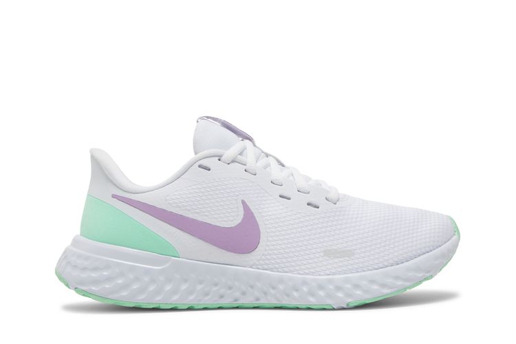 Buy Nike Wmns Revolution 5 'White Green Glow Violet' - BQ3207 111 | GOAT