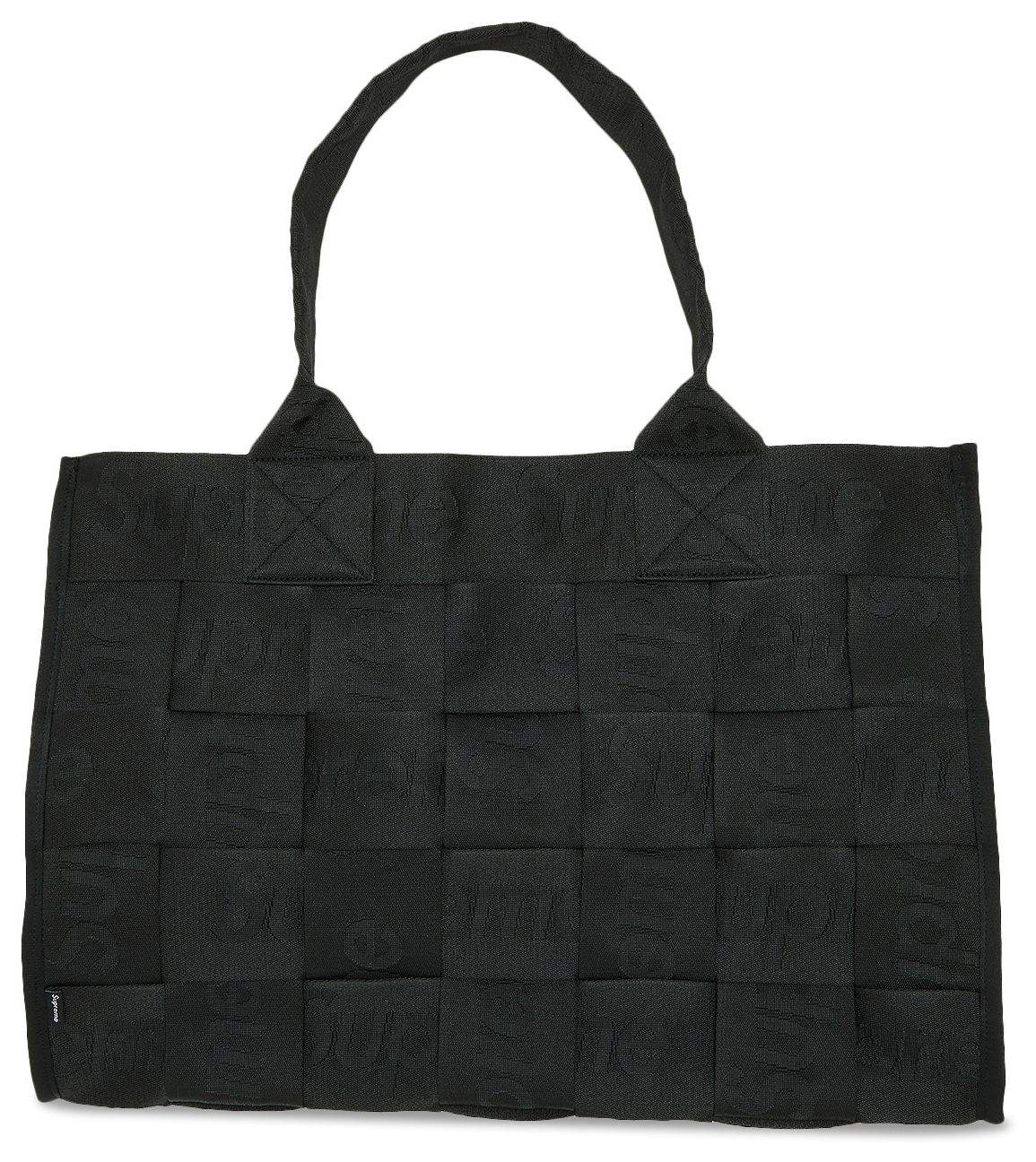 Buy Supreme Woven Large Tote Bag Black Ss23b30 Black Goat