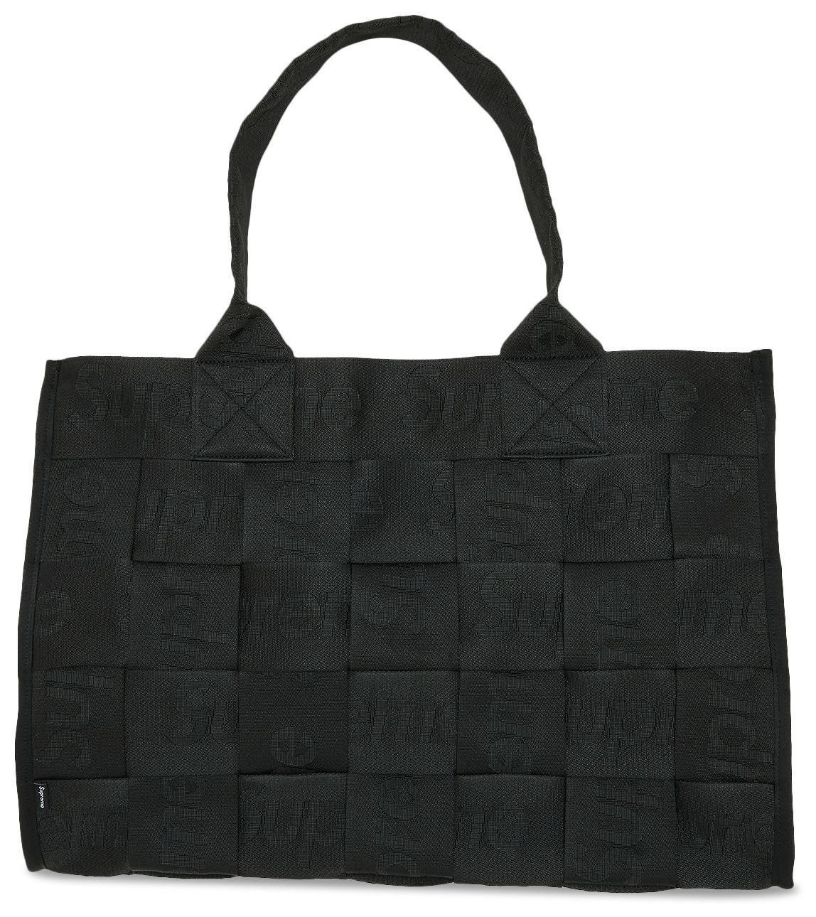 Buy Supreme Woven Large Tote Bag 'Black' - SS23B30 BLACK | GOAT