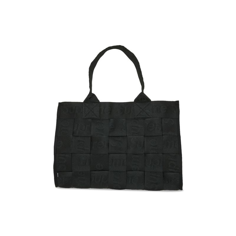 Buy Supreme Woven Large Tote Bag 'Black' - SS23B30 BLACK | GOAT