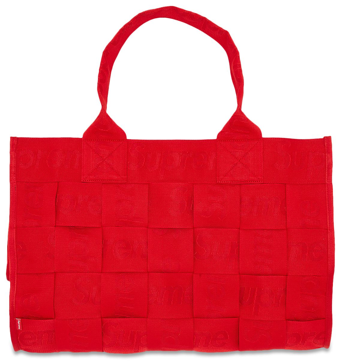 Buy Supreme Woven Large Tote Bag 'Red' - SS23B30 RED | GOAT